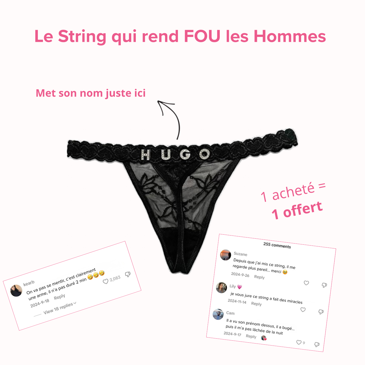 String Séduisant Personnalisable – Curvefit